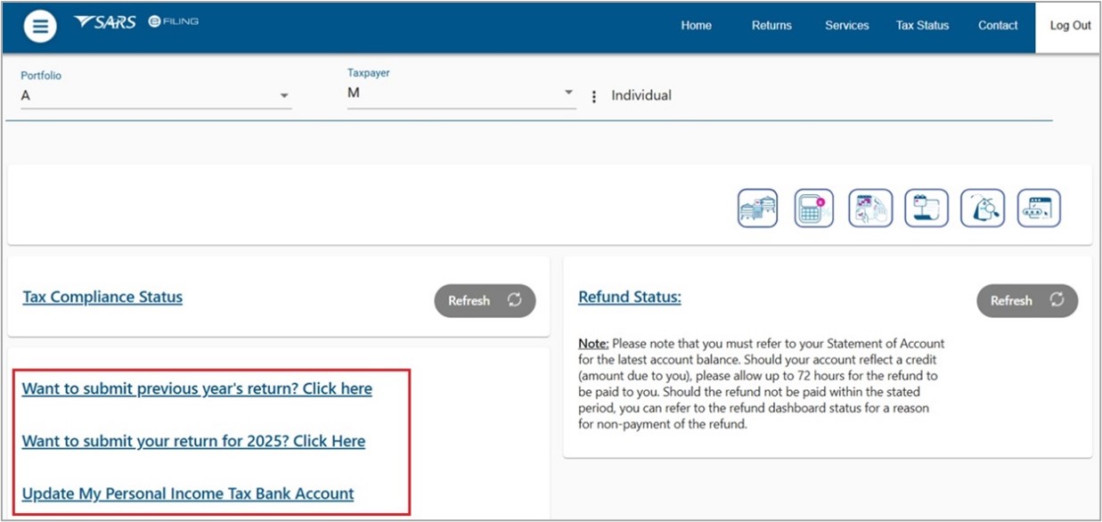 Guide to submit your Individual Income Tax Return via eFiling | South ...