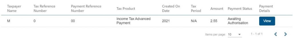 eFiling Payments (Credit Push) | South African Revenue Service