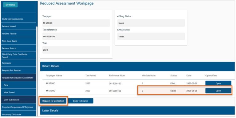 Guide to Submit Request for Reduced Assessment (RRA01) via eFiling for ...