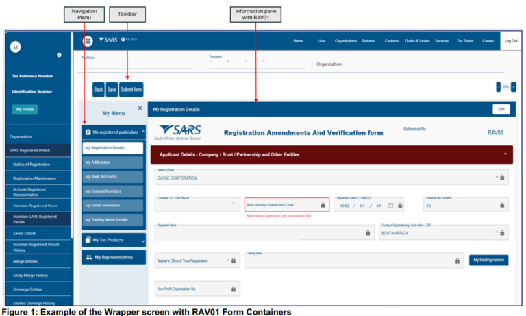 Guide to Complete the Registration, Amendments and Verification Form ...