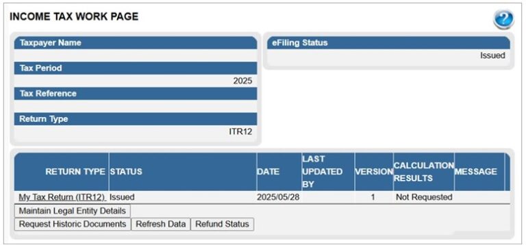 Guide to submit your Individual Income Tax Return via eFiling | South ...