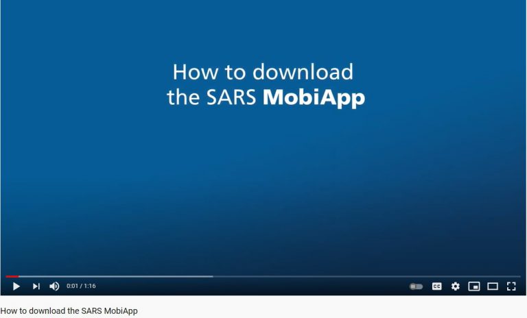 SARS Mobi-App | South African Revenue Service