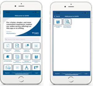Guide to Services offered via the SARS MobiApp | South African Revenue ...