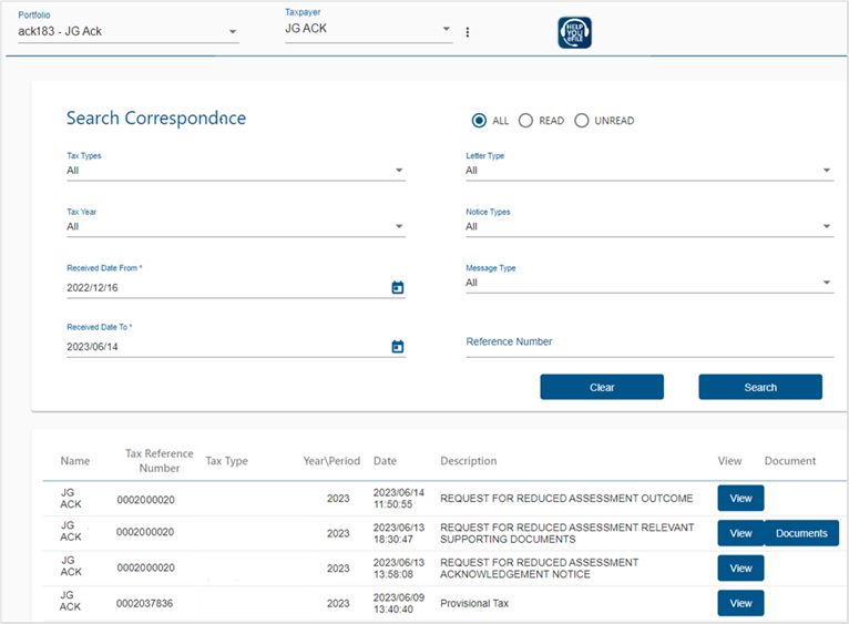 Guide to Submit Request for Reduced Assessment (RRA02) via eFiling for ...