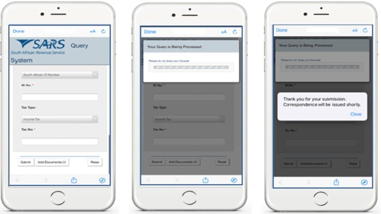 Guide to Services offered via the SARS MobiApp | South African Revenue ...