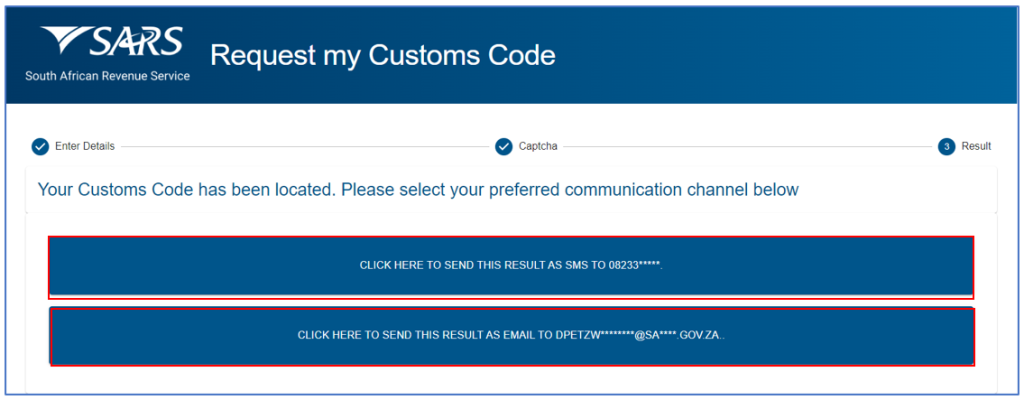 Guide to Customs and Excise SARS Online Query System (SOQS) | South ...