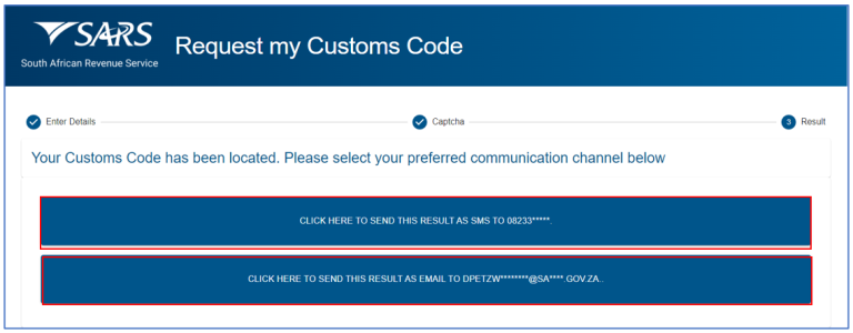 Guide to Customs and Excise SARS Online Query System (SOQS) | South ...