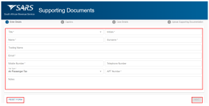 Guide to Customs and Excise SARS Online Query System (SOQS) | South ...