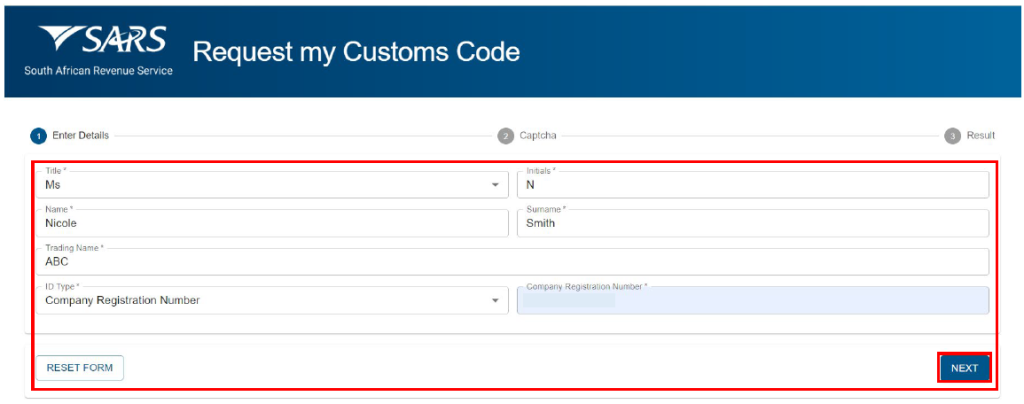 Guide to Customs and Excise SARS Online Query System (SOQS) | South ...