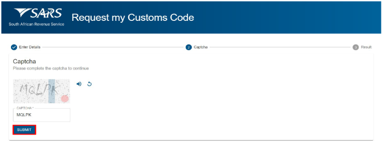 Guide to Customs and Excise SARS Online Query System (SOQS) | South ...