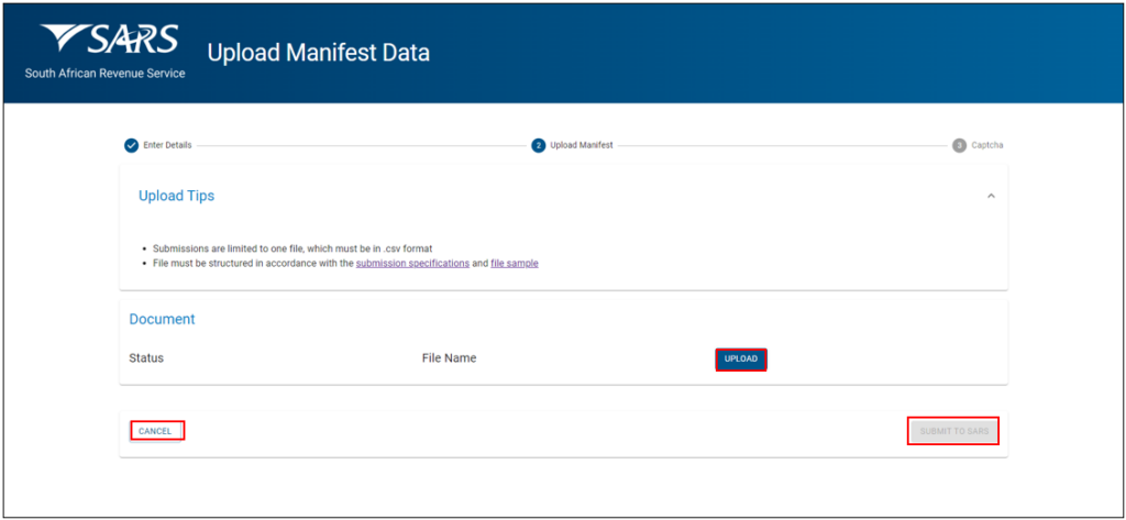 Guide to Customs and Excise SARS Online Query System (SOQS) | South ...