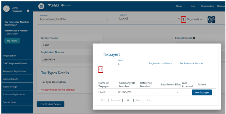 Guide to Register for eFiling and Manage your User Profile | South ...