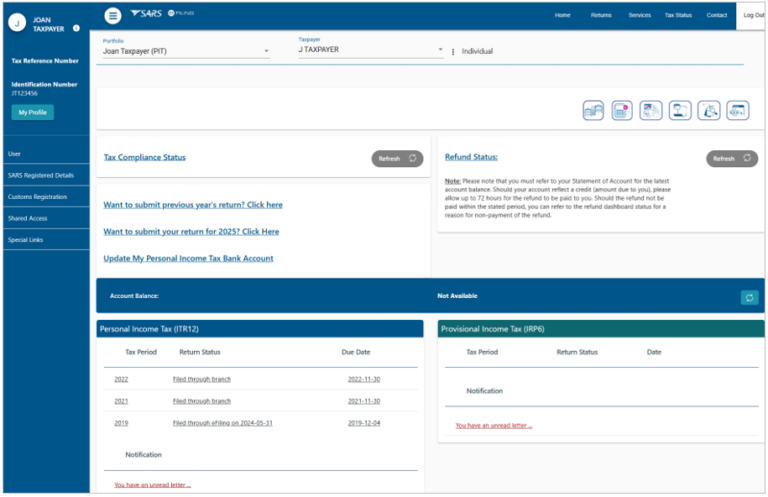 Guide to Register for eFiling and Manage your User Profile | South ...