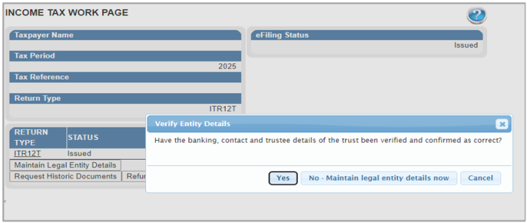 Step by Step Guide to Complete your Trust Return via eFiling | South ...