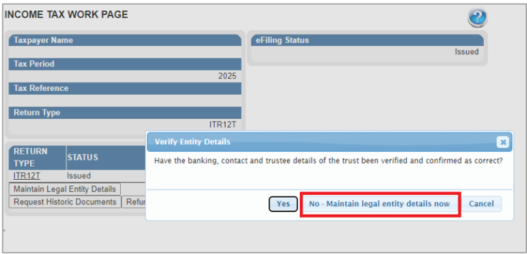 Step by Step Guide to Complete your Trust Return via eFiling | South ...