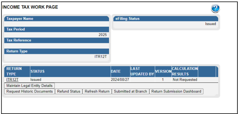Step by Step Guide to Complete your Trust Return via eFiling | South ...
