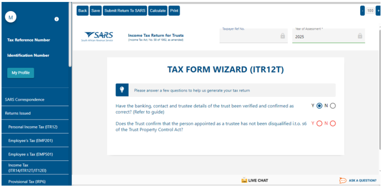 Step by Step Guide to Complete your Trust Return via eFiling | South ...