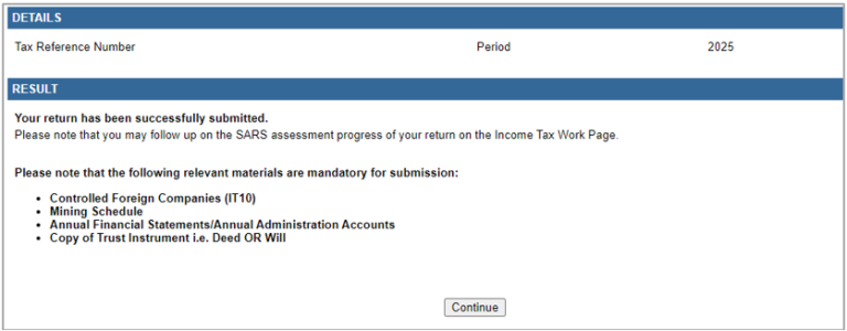 Step by Step Guide to Complete your Trust Return via eFiling | South ...