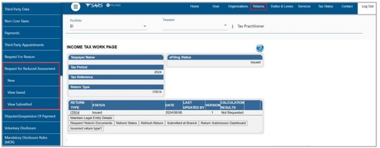 Guide to Complete the Company Income Tax Return ITR14 via eFiling ...