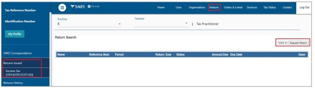 Guide to Complete the Company Income Tax Return ITR14 via eFiling ...
