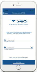 Guide to Register for the use of the SARS MobiApp | South African ...