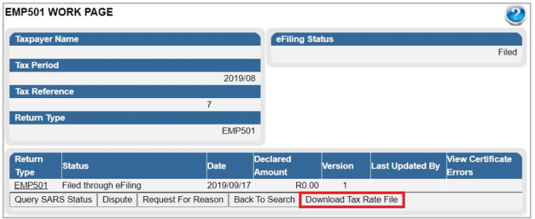 Guide to the Tax Directive Functionality on eFiling | South African ...