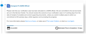 Guide to the SARS Online Query System (SOQS) | South African Revenue ...