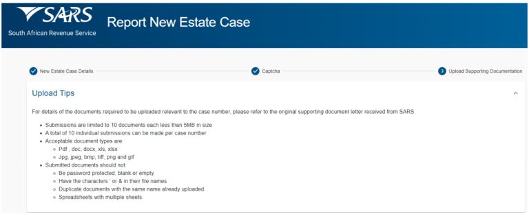 Guide to the SARS Online Query System (SOQS) | South African Revenue ...
