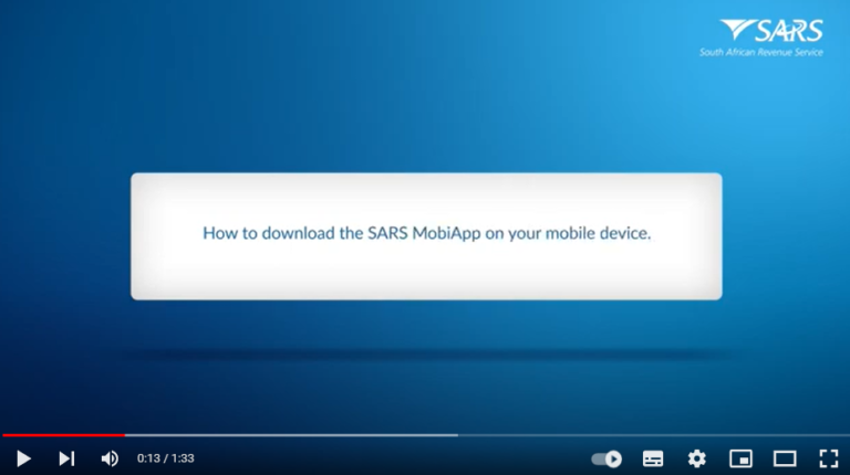 SARS Mobi-App | South African Revenue Service