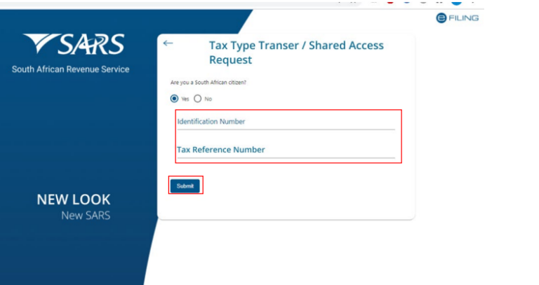 Guide to Managed Shared Access through eFiling | South African Revenue ...