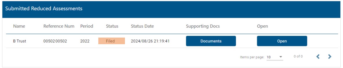 Guide to Submit Request for Reduced Assessment (RRA02) via eFiling for ...