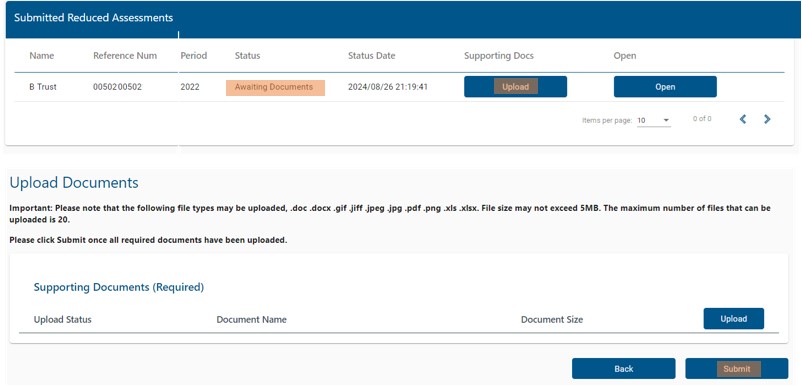 Guide to Submit Request for Reduced Assessment (RRA02) via eFiling for ...