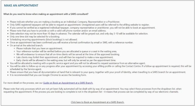 Guide to submit your Individual Income Tax Return via eFiling | South African Revenue Service