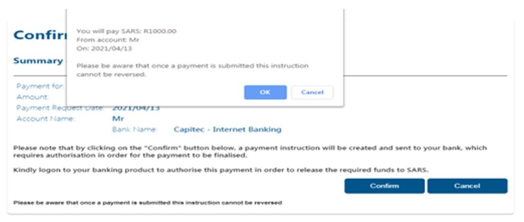 Guide to Bulk and Additional Payments on eFiling | South African Revenue Service