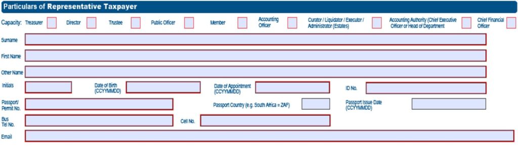 Guide to Complete the EI1 Application Form | South African Revenue Service