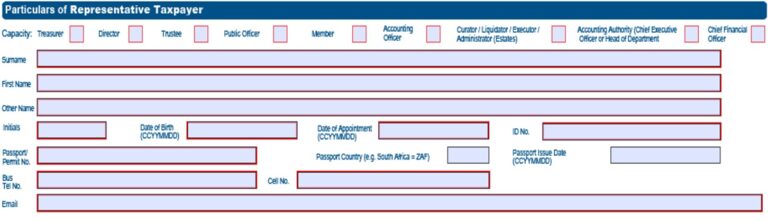 Guide to Complete the EI1 Application Form | South African Revenue Service
