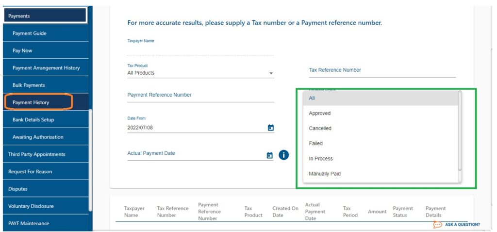 Guide to Bulk and Additional Payments on eFiling | South African ...