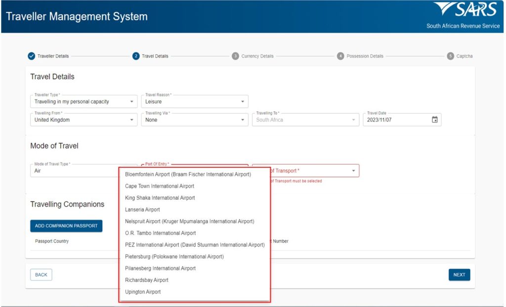 Guide to SATMS Through SARS Website | South African Revenue Service