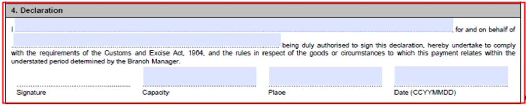 Guide to Completion of DA 70 | South African Revenue Service