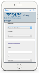 Guide to Services offered via the SARS MobiApp | South African Revenue ...