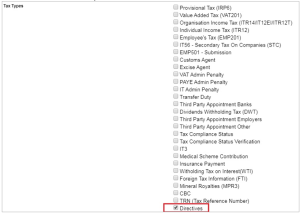 Guide to the Tax Directive Functionality on eFiling | South African ...
